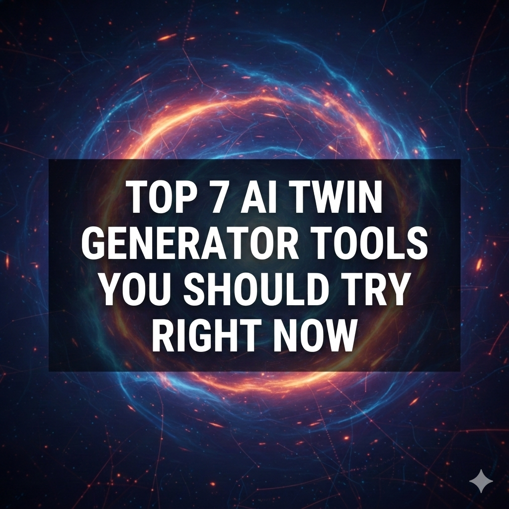 Top 7 AI Twin Generator Tools You Should Try Right Now – AI Avatar Tech ...